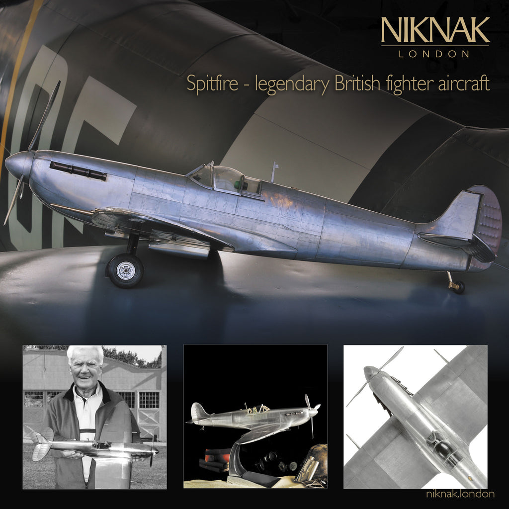 Spitfire Aircraft Large Model - gifts and presents – NikNak London